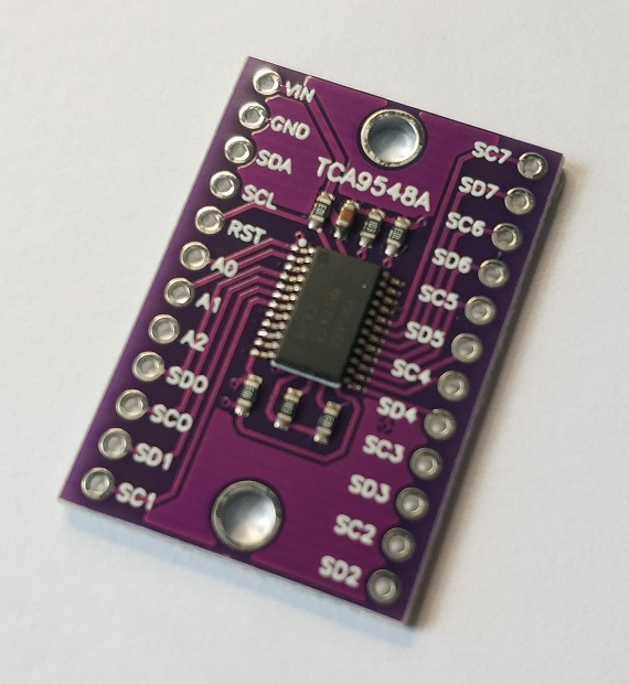 TCA9548A I2C Multiplexer Module : IIC 1-to-8 breakout board – Hobby Stuff